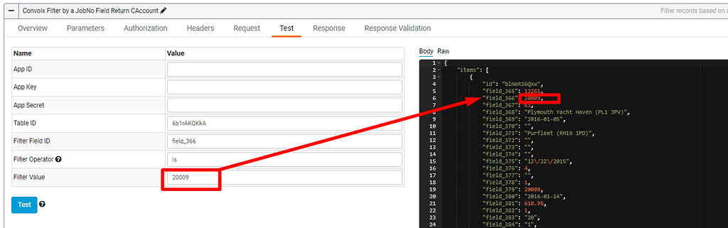 How do I get a pipe to return a field value when not using recordID to identify the record ...