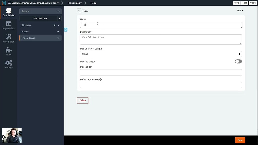 Working with connected values - App Development - Tadabase Community
