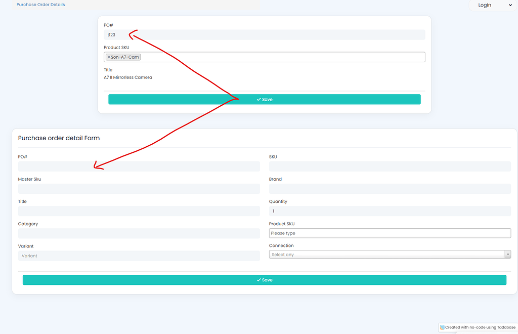 Update fields on a form based on another form saved record - App Development - Tadabase Community