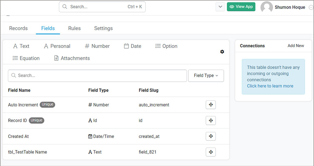 Missing meta fields in table - Ideas & Product Feedback - Tadabase ...