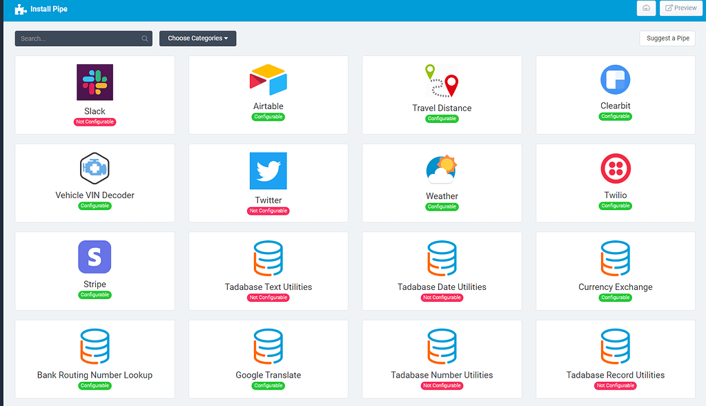 How to take advantage of Pipes and Automation! - Integrations - Tadabase Community