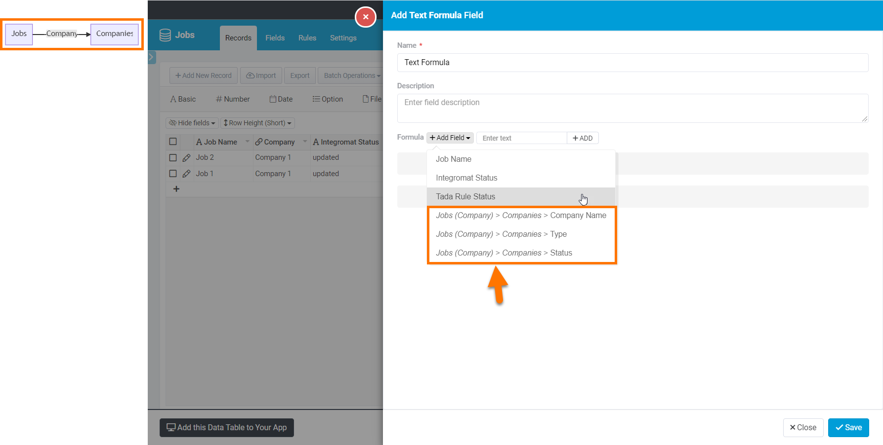 Concat Equation With {connection Field} App Development Tadabase Community